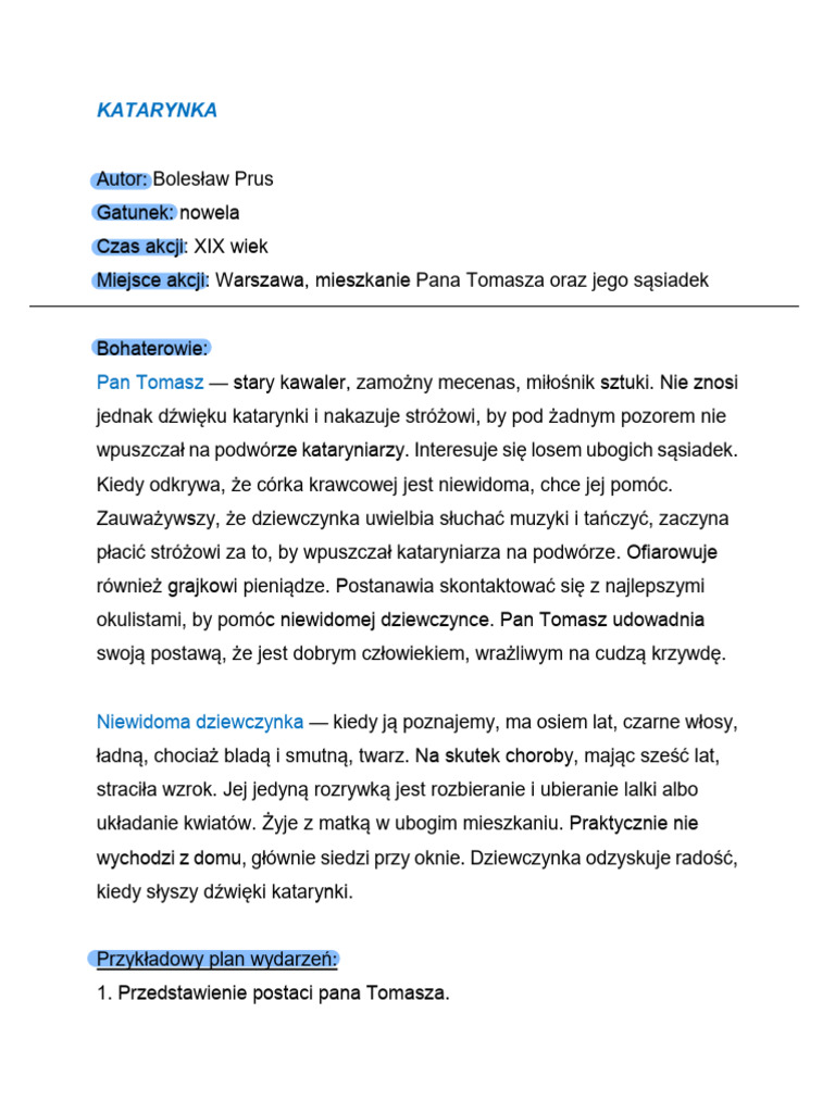 Katarynka PDF | PDF
