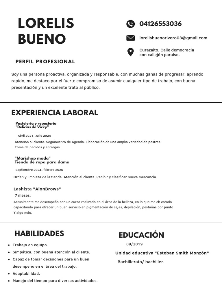 Curriculum Profesional Sin Foto Sencillo Blanco y Negro_20251017_135517 ...