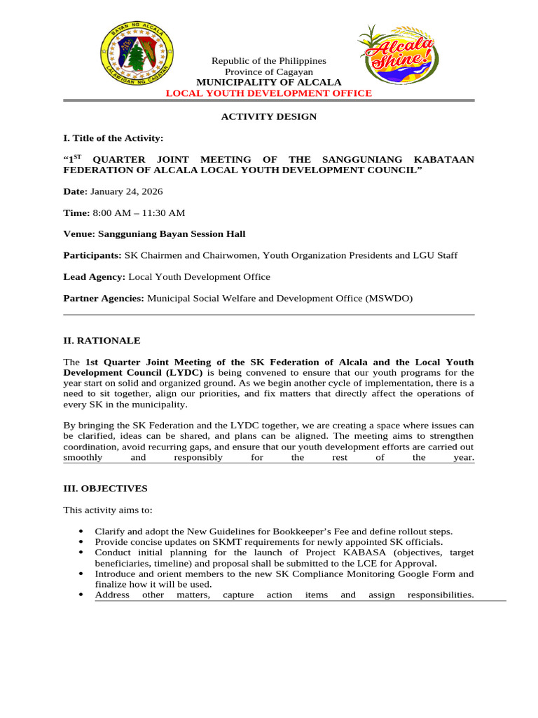 Ad- Lydc Meeting | PDF