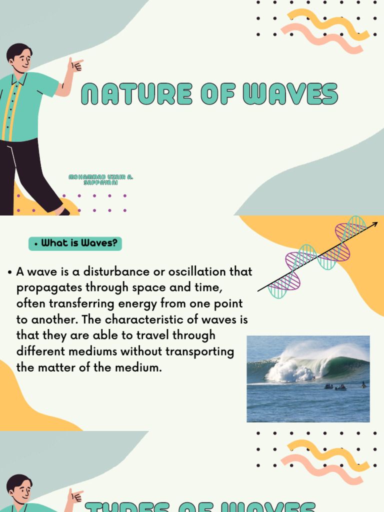Waves and Wave Properties Physical Science Quiz Presentation Yellow ...