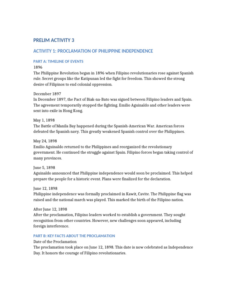 Prelim_Activity_3 | PDF | Philippines | Spanish East Indies