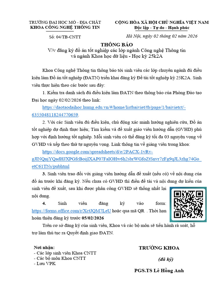 Dang Ky Làm Do An | PDF
