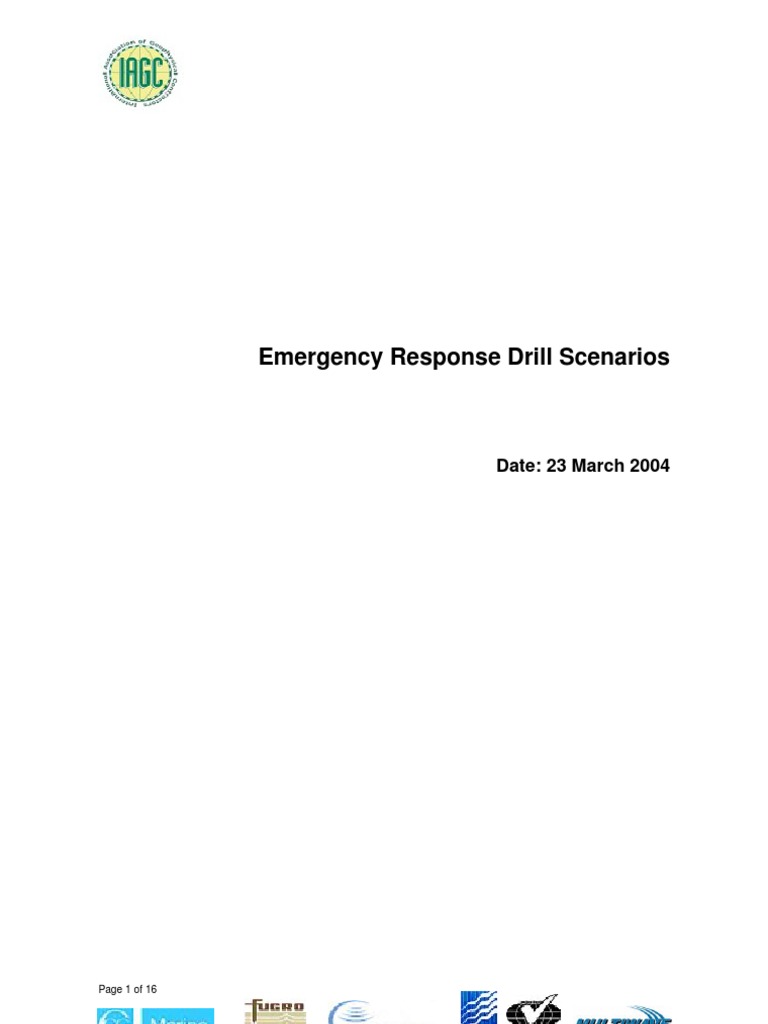 Emergency Response Drill Scenarios | PDF | Cardiopulmonary ...