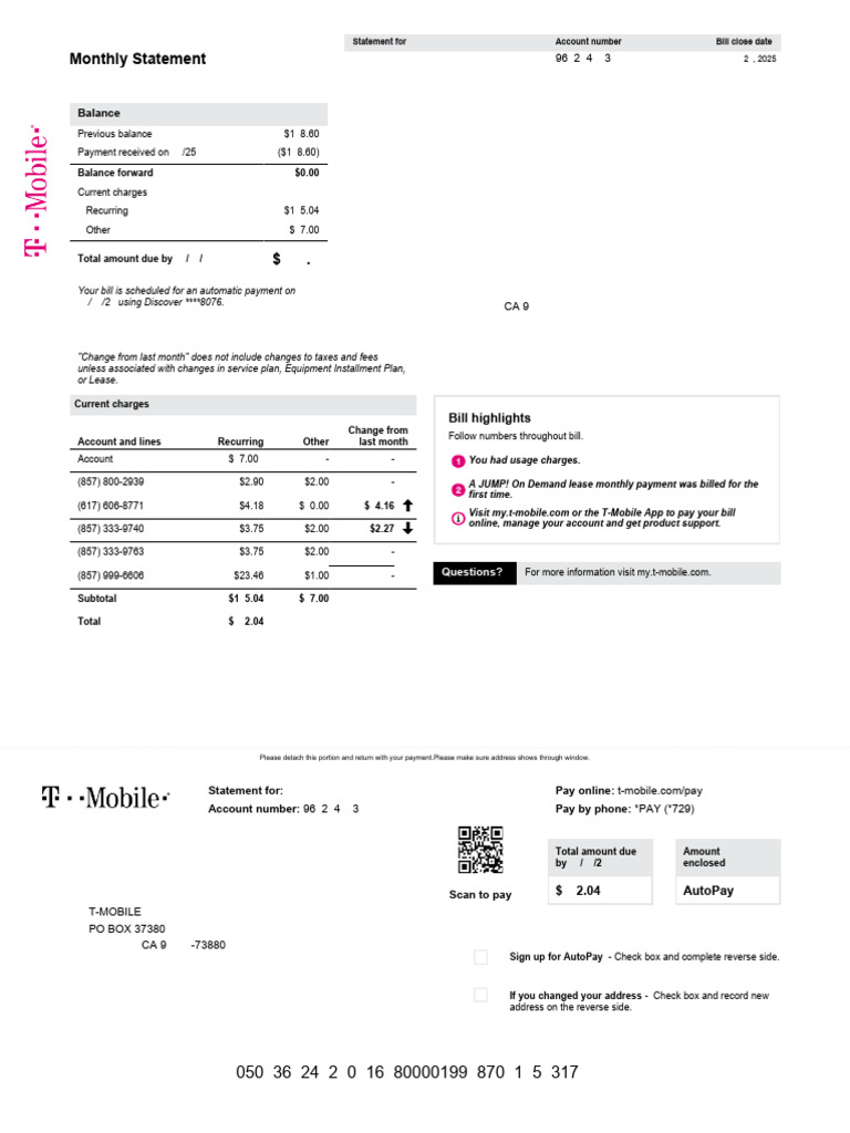 My Utility Bills - Copy (2) | PDF | Payments