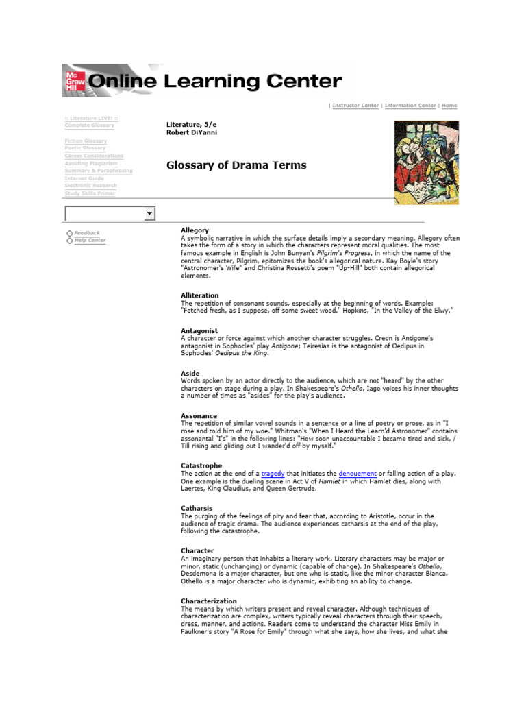Literary and Dramatic Devices | PDF | Poetry | Tragedy