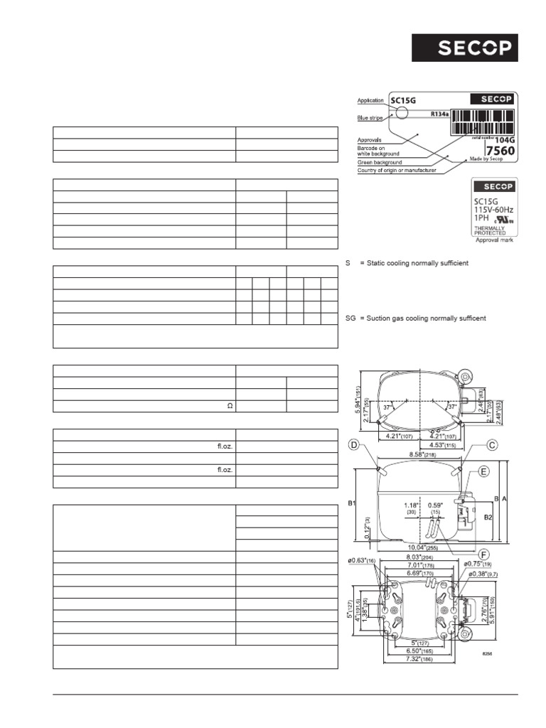 SC15G Universal Compressor | PDF | Electrical Engineering | Building ...