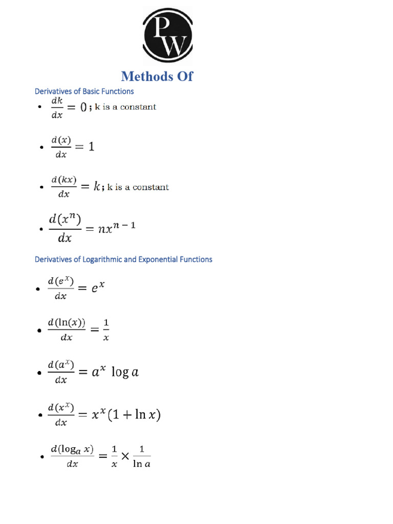 68a3378d82171ff2a2f9704c_##_Method of Differentiation Formula Sheet ...