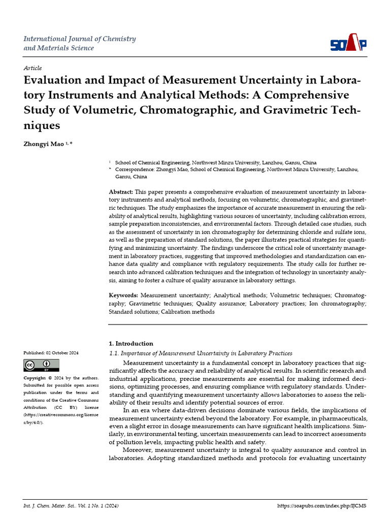 SSRN 5040531 | PDF | Chromatography | Calibration