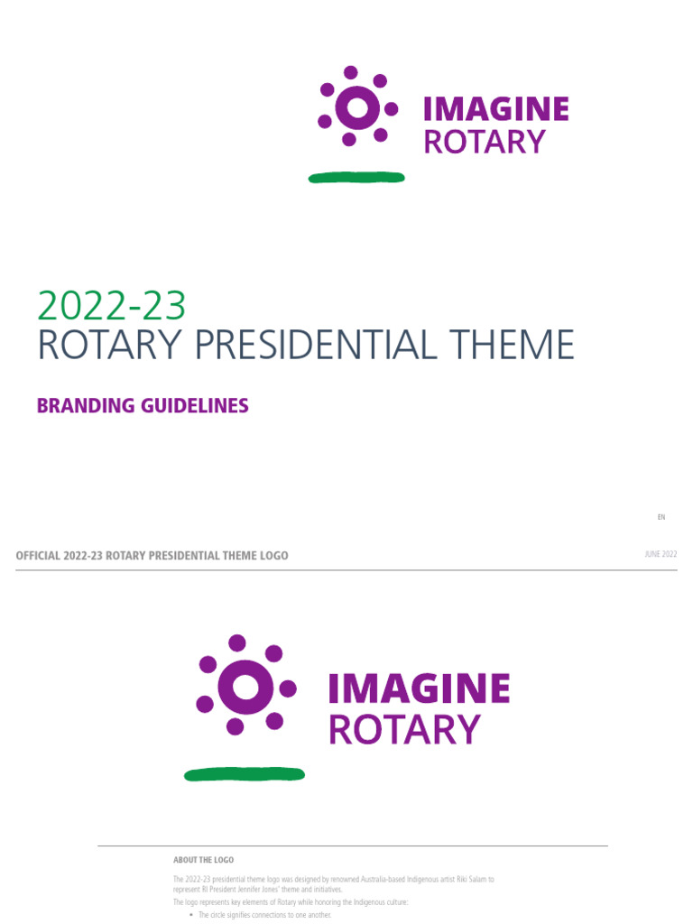 2022 23 Presidential Theme Branding Guidelines en | PDF | Text ...