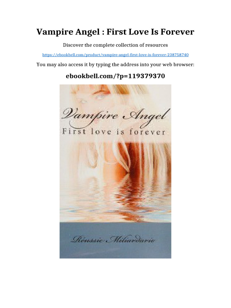 Vampire Angel: First Love Is Forever Full Chapters Instanly | PDF ...