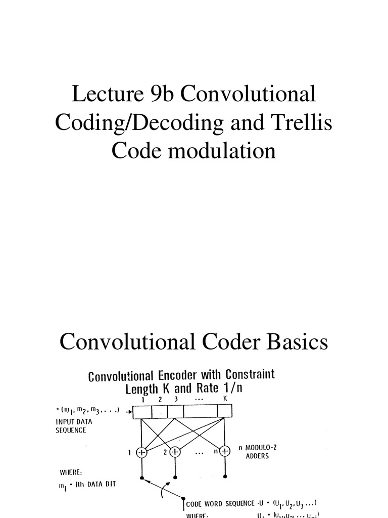 TCM and Trellis Code Modulation Overview | PDF | Forward Error Correction | Modulation