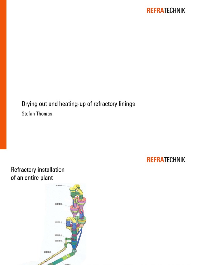 Drying-Out & Heating-Up of Refractory Linings | PDF | Refractory | Brick