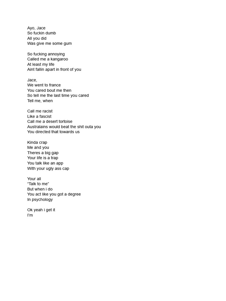 Jace Rap | PDF