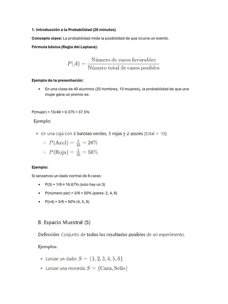 Sesión 5 Probabilidad Básica | PDF