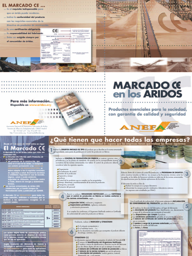 Marcado CE, Resumen | PDF