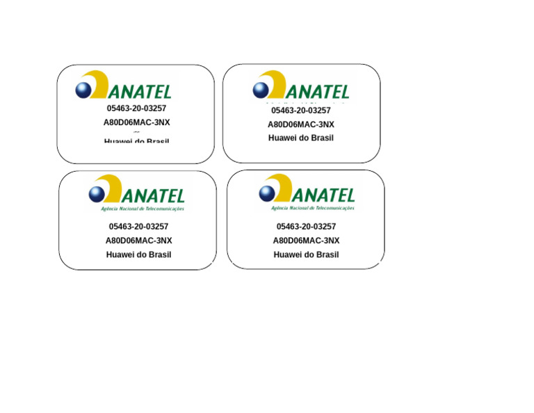 Protótipo Do Selo Anatel Antena (1) | PDF