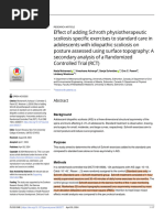 Core Principles of the Schroth Method | PDF | Scoliosis | Vertebral Column