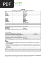 Pet Insurance Claim Submission Form | PDF | Medicine | Health Care