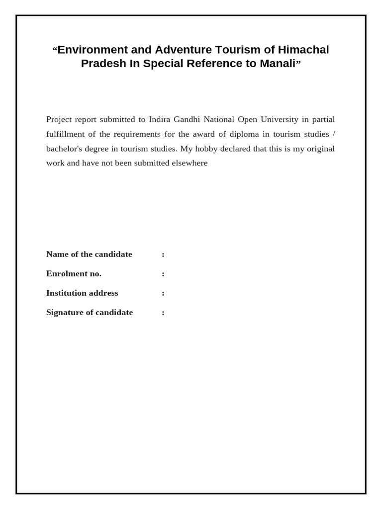 Project 5 | PDF | Tourism