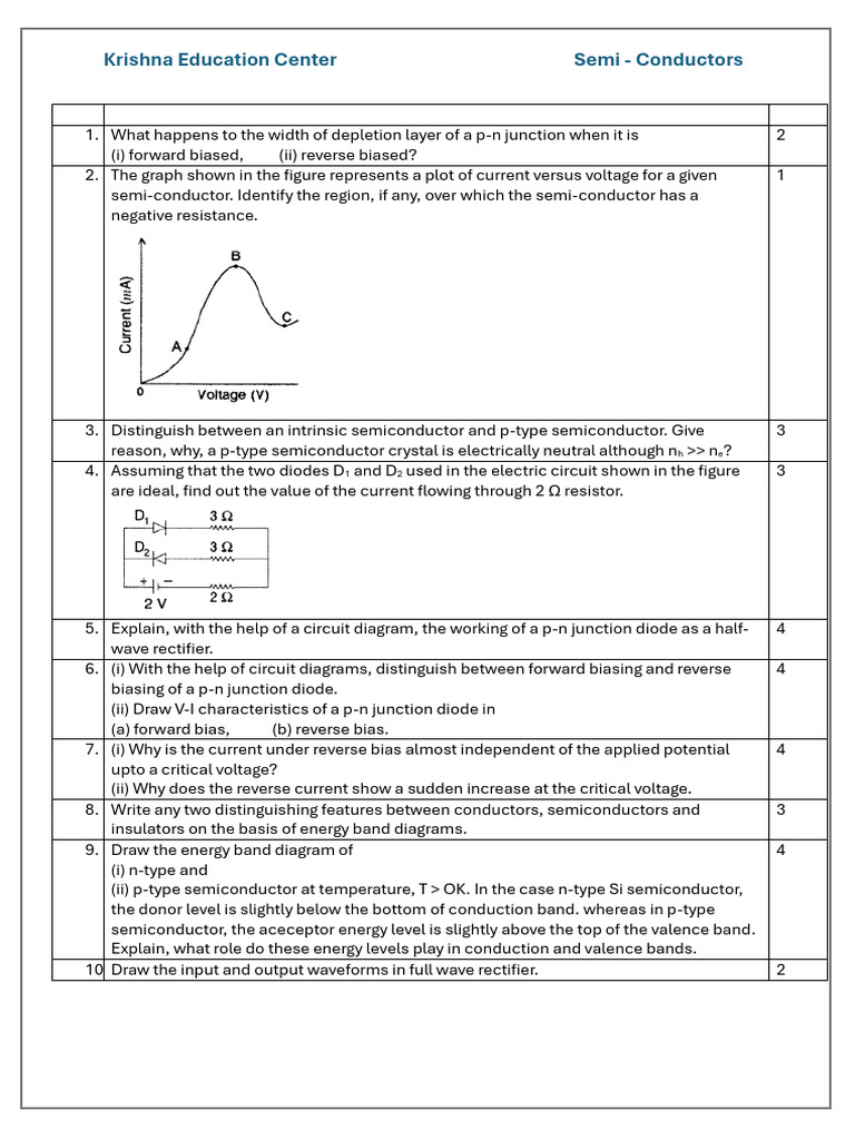 Semi Conductors | PDF