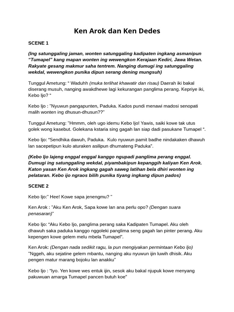 NASKAH DRAMA. Fix (Ver. Jawa) - 20260201 - 173747 - 0000 | PDF