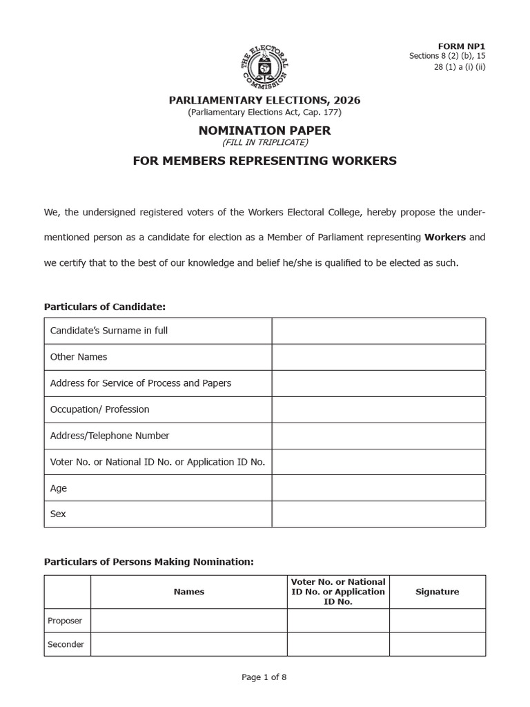 Workers Nomination - 2026 Website | PDF | Payments | Government