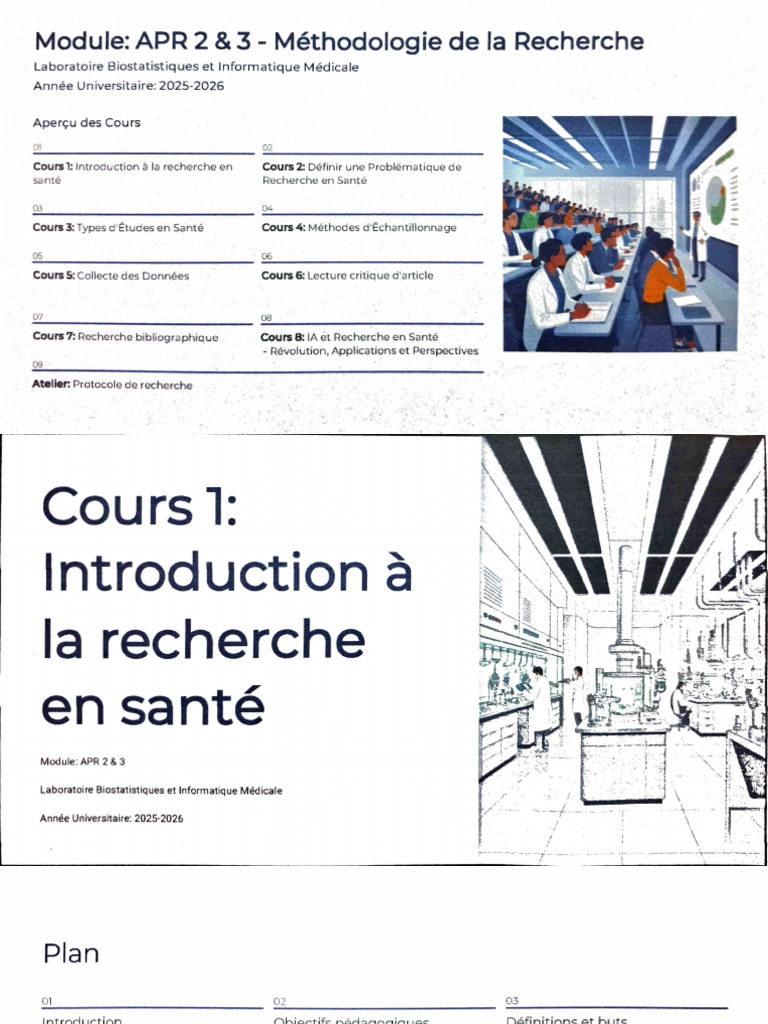 Cours 1 (Introduction A La Recherche en Sante) | PDF