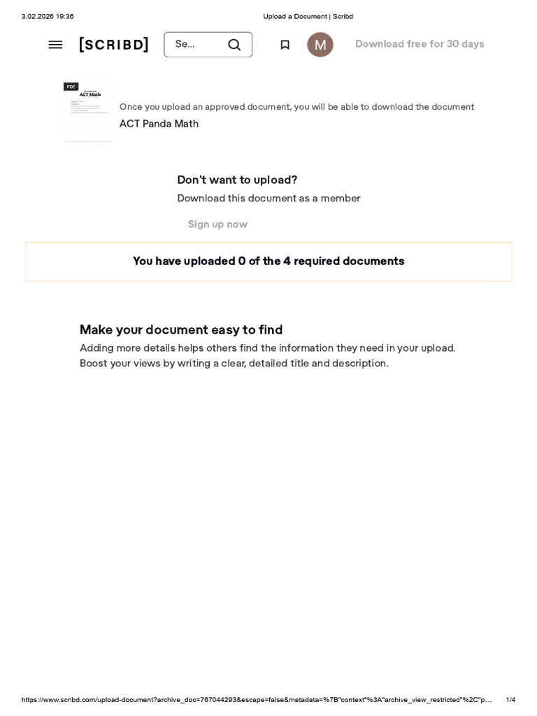 Upload a Document _ Scribd | PDF | Scribd