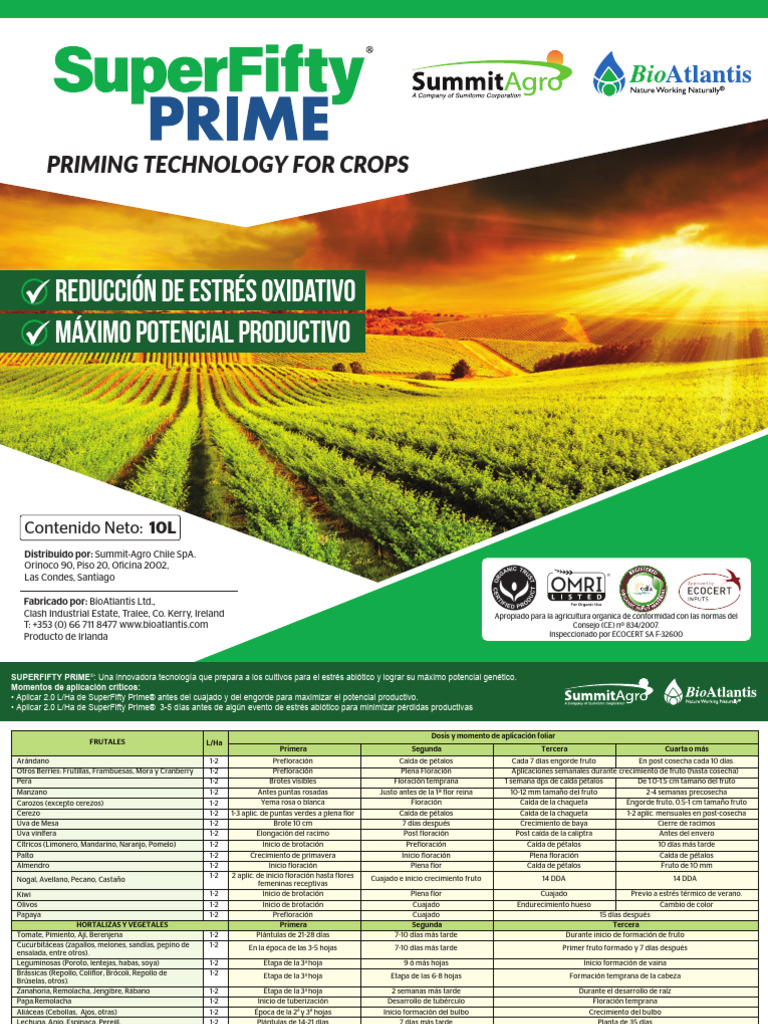 Etiqueta Super Fifty Prime 06-06-2021 | PDF | Flores | Plantas