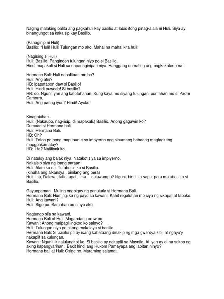 Si Huli Script | PDF