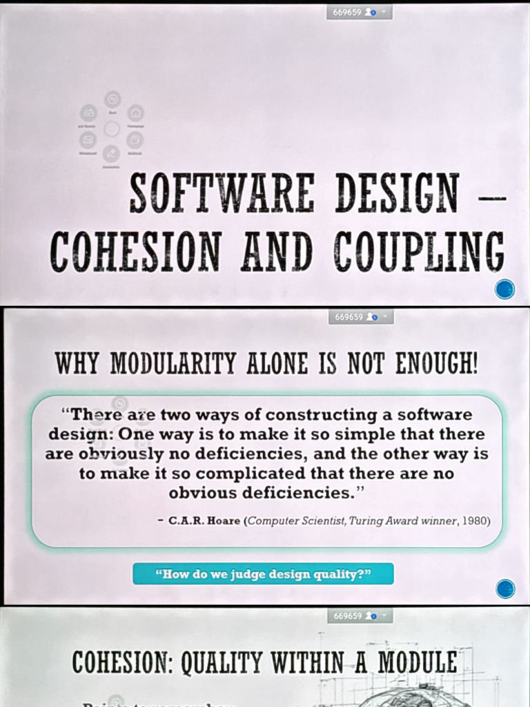 SD - Cohesion & Coupling | PDF