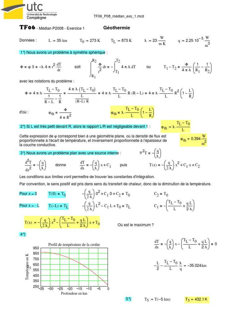 TF06 P08 Median Cor | Download Free PDF | Thermodynamique | Physique