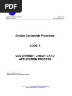 Dod Government Travel Charge Card (GTCC) Statement of Understanding ...