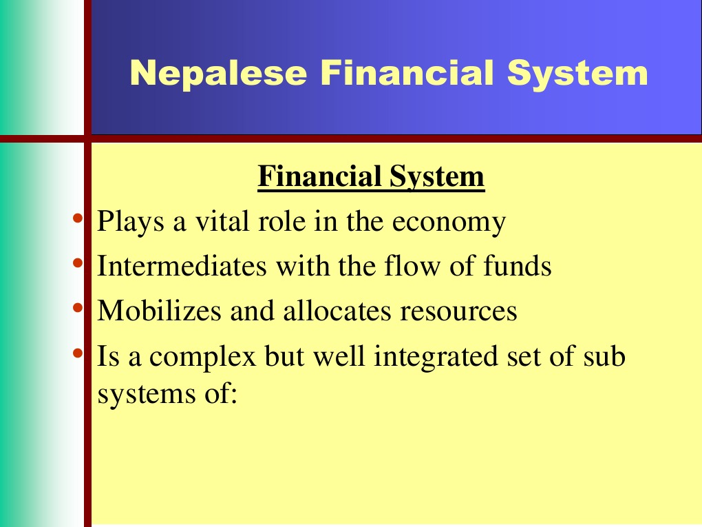Overview of Nepalese Financial System | PDF | Financial System | Nepal