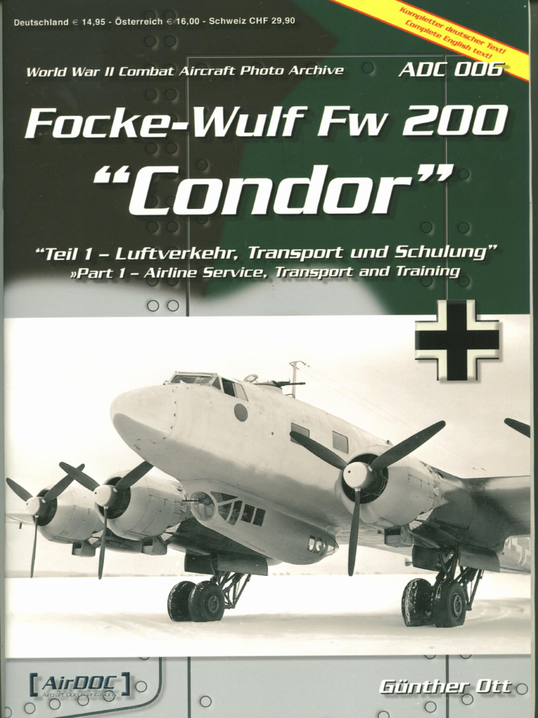 AirDOC WWII Combat Aircraft Photo Archive 006 - Focke Wulf FW 200 ...