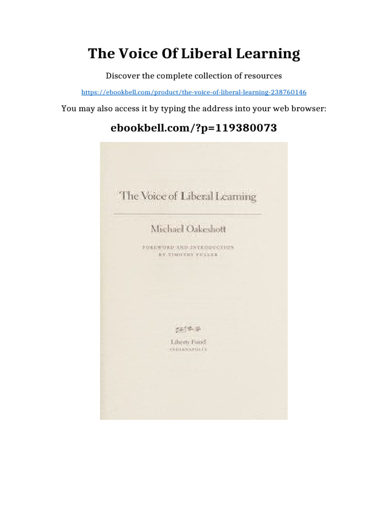 The voice of liberal learning Full Access | PDF | Internet Of Things ...