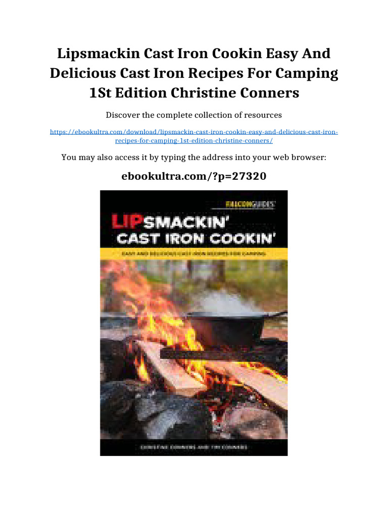 Lipsmackin Cast Iron Cookin Easy and Delicious Cast Iron Recipes for ...