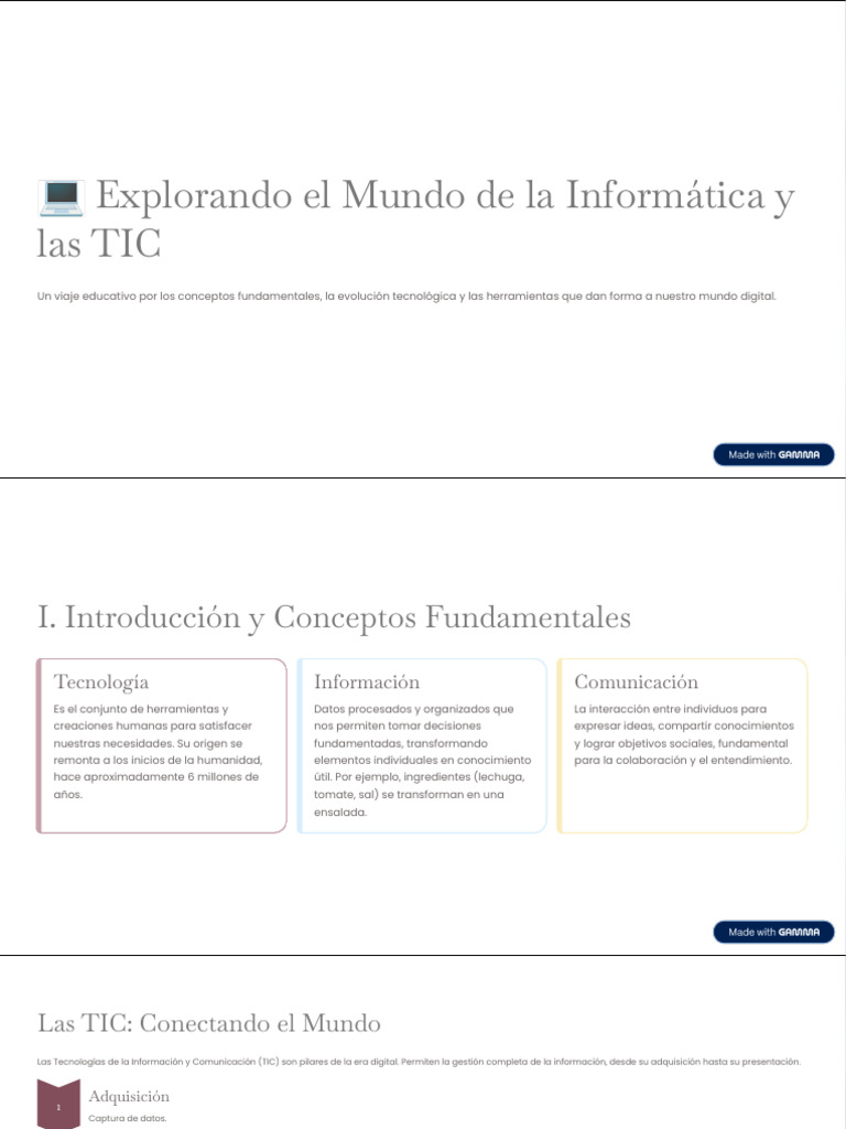 Explorando El Mundo de La Informatica y Las TIC | PDF | Tecnología de ...