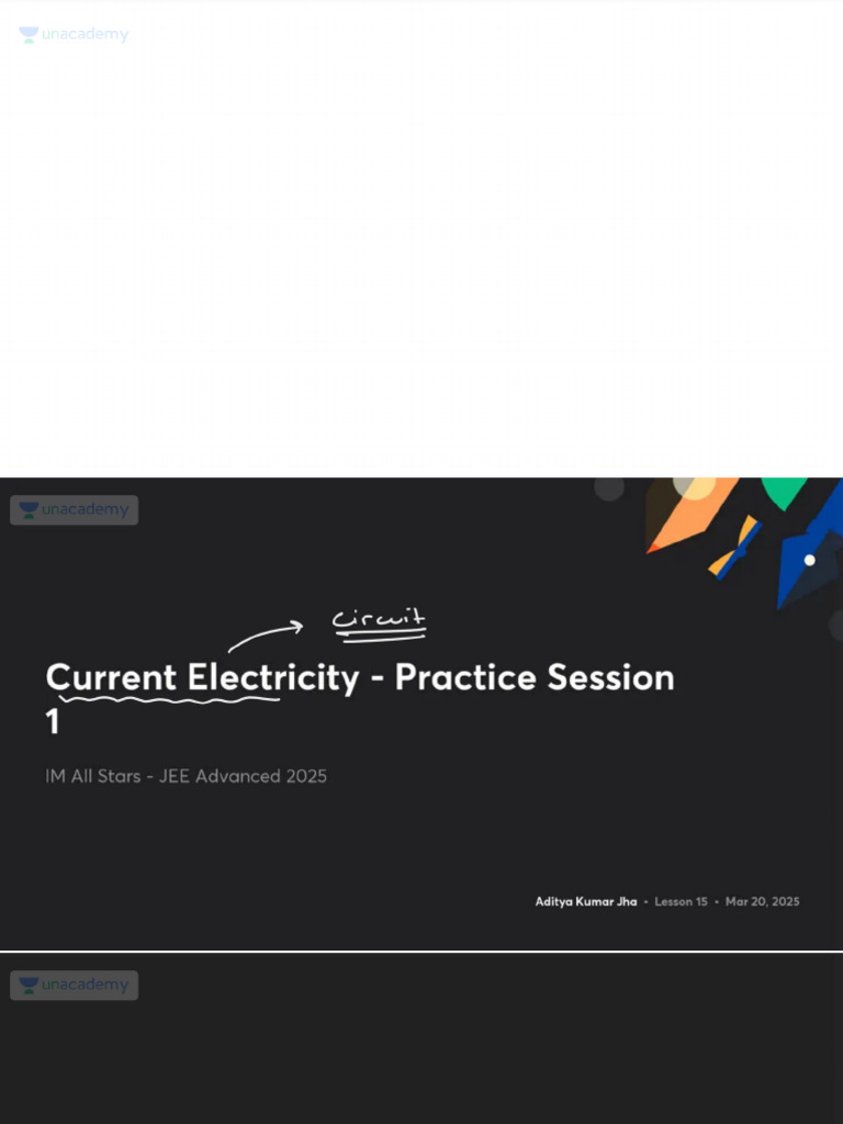 Current Electricity - Practice Ses With Anno 1770125164340 | PDF