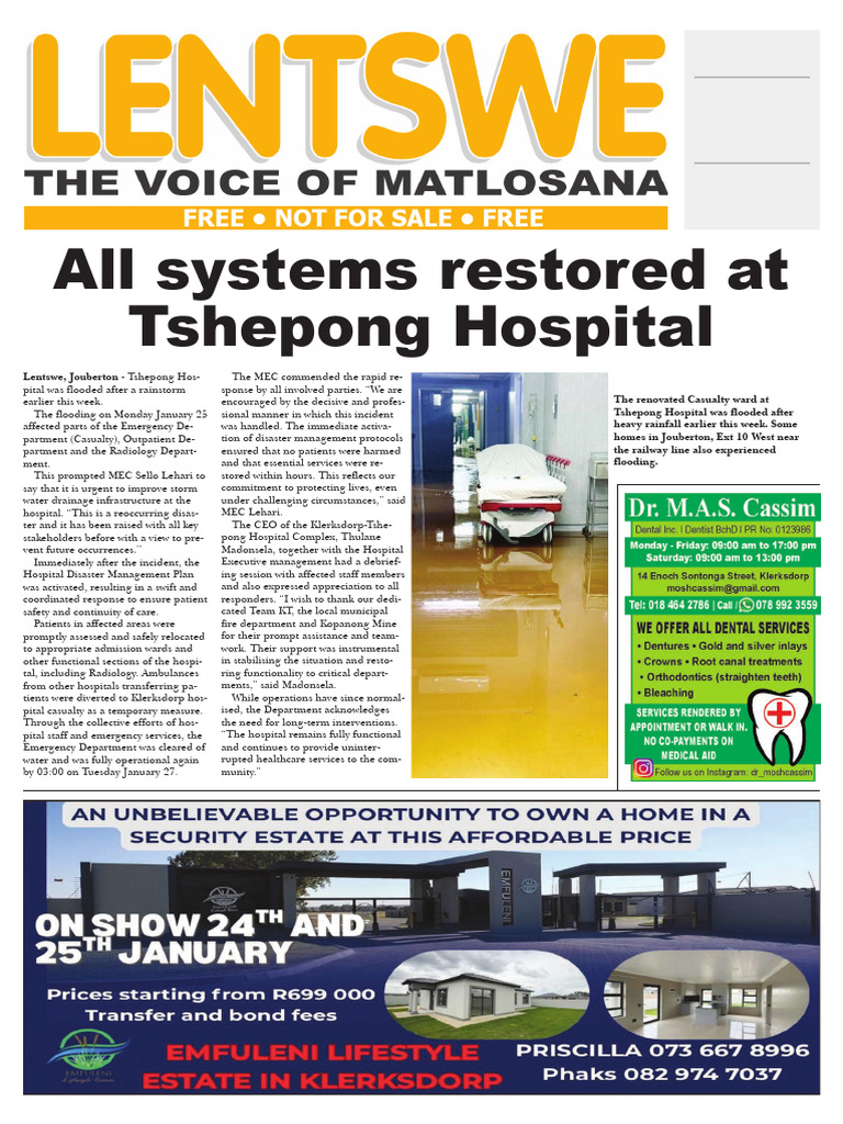 Lentswe 30 Jan 2026 | PDF | Police