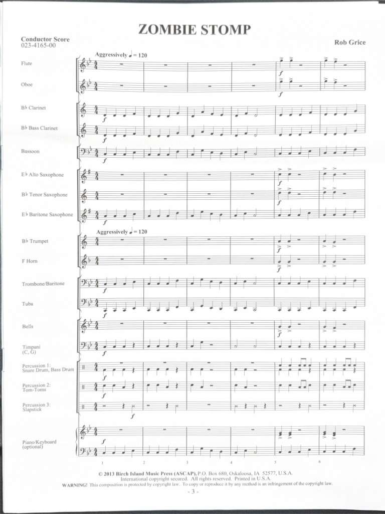 Zombie Stomp (Scores) | PDF