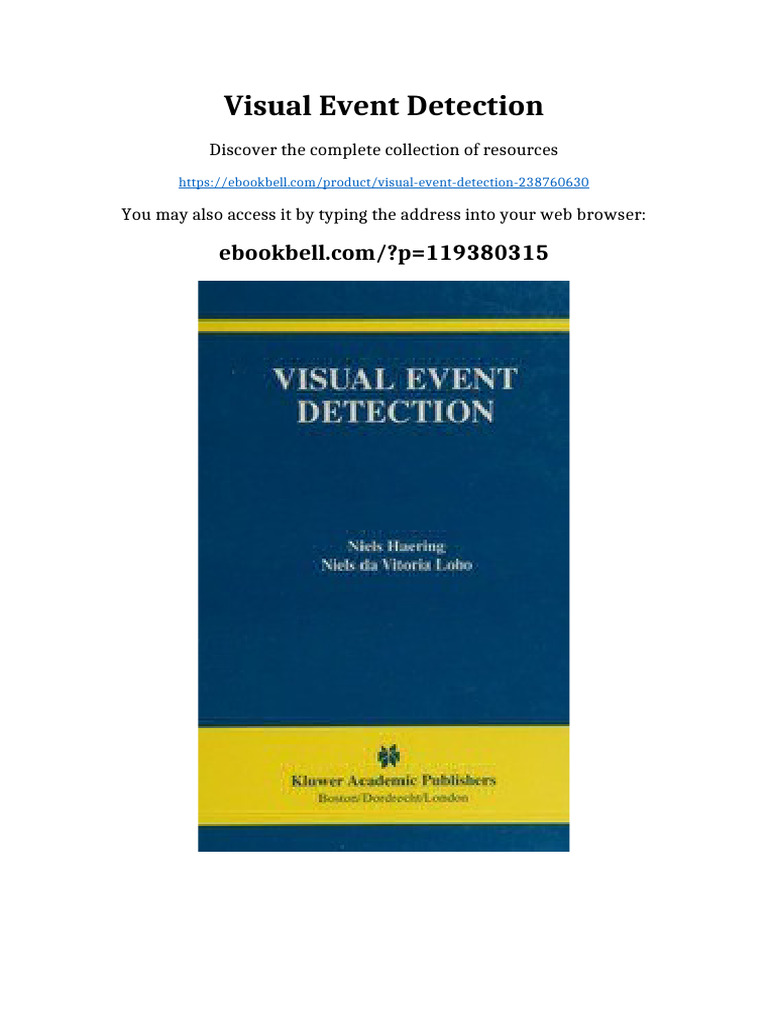 Visual event detection latest pdf 2025 | PDF | Artificial Intelligence ...