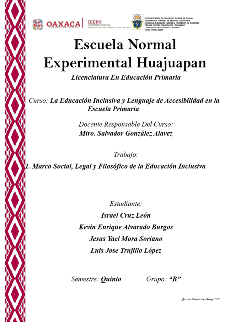 Unidad One | PDF | Inclusión (Educación) | Educación primaria