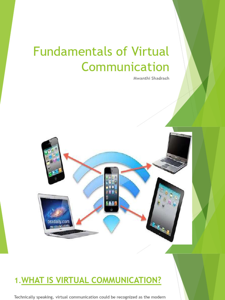 Introduction to Fundamentals of Virtual Communication (1) | PDF ...