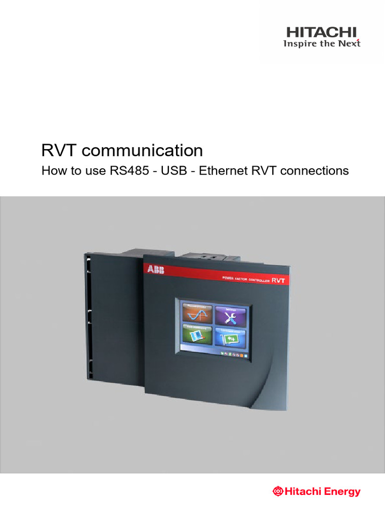 9AKK106713A9758_REV K_ RVT communication with Modbus RTU, Modbus TCP ...