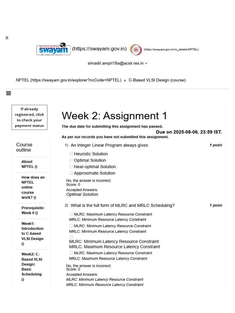 C-Based VLSI Design - - Unit 5 - Week2_ C-Based VLSI Design_ Basic ...