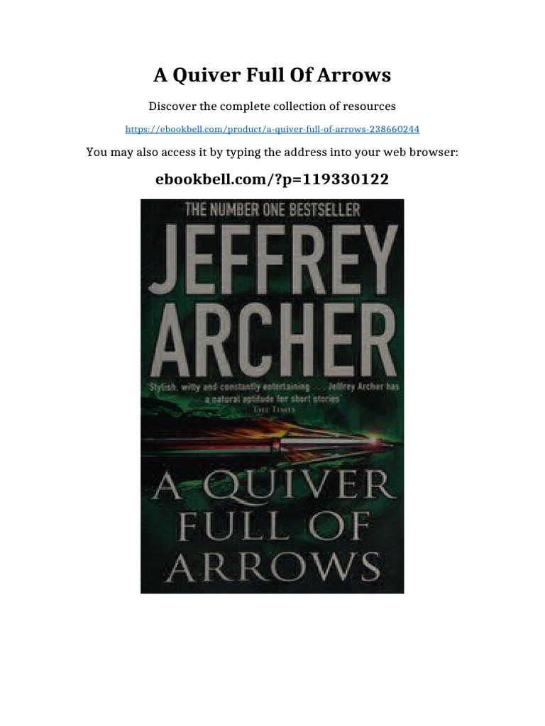 A quiver full of arrows online pdf | PDF | Movie Theater | Intellectual ...