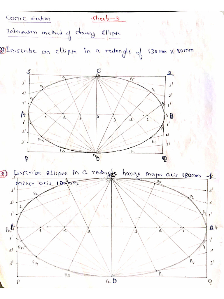Sheet 3 Conic Sections | PDF