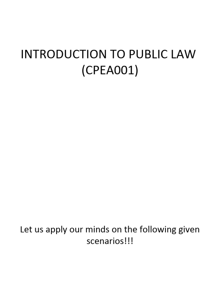 Introduction 2 Public Law.ppt | PDF | International Relations | Global ...