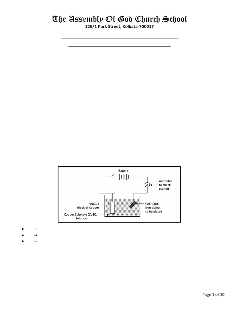 Chem Assembly of God Church PB | PDF | Aluminium | Oxide